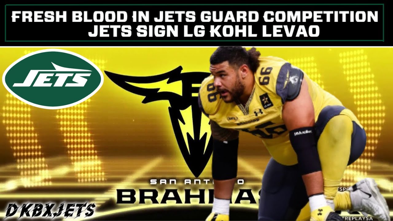 Jets Sign All-UFL Guard Kohl Levao | Jets Offseason 2024 - YouTube