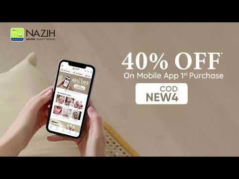 Download Nazih Beauty Store App & Get 40% OFF!
