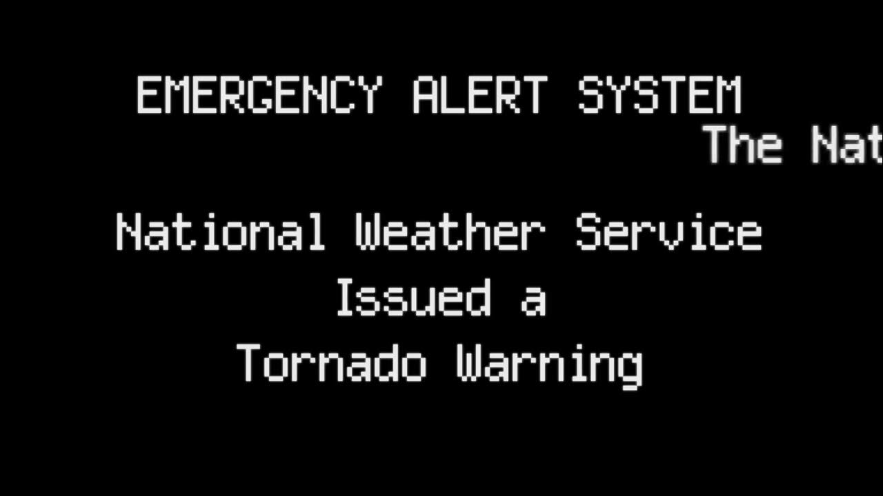 Emergency Alert System - Tornado Warning - YouTube