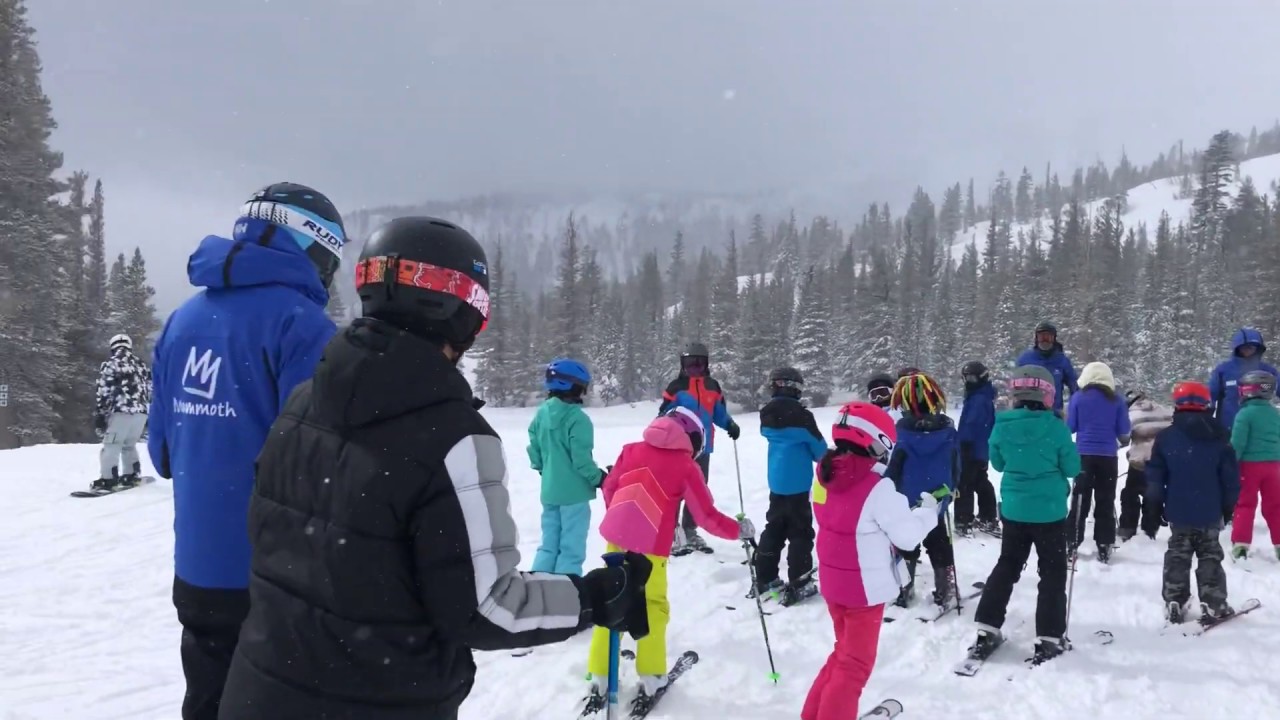 Crowded Slopes at Mammoth Mountain - YouTube