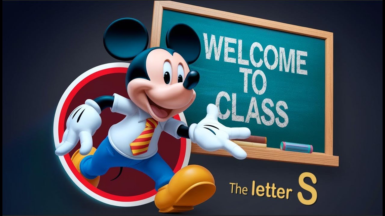 MIckey Mouse The Letter S lesson - YouTube