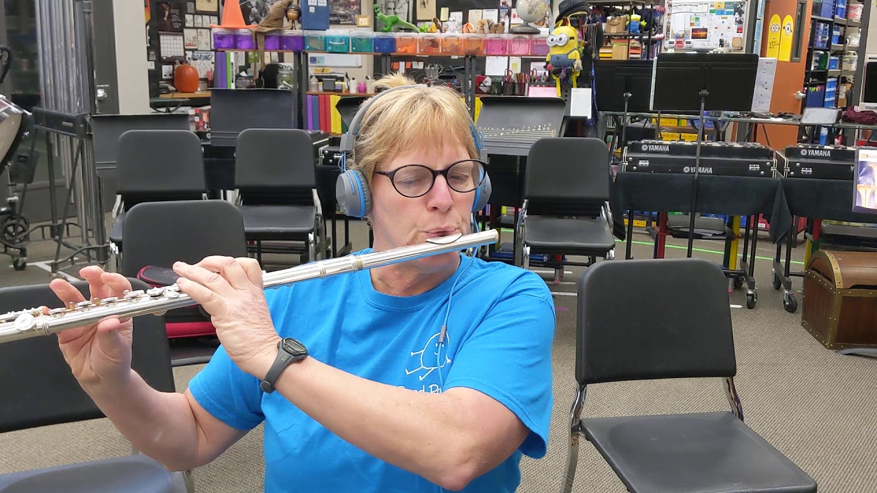 How to Play Happy Birthday Part on the Flute - YouTube