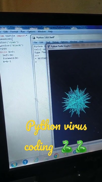 python coding virus - YouTube