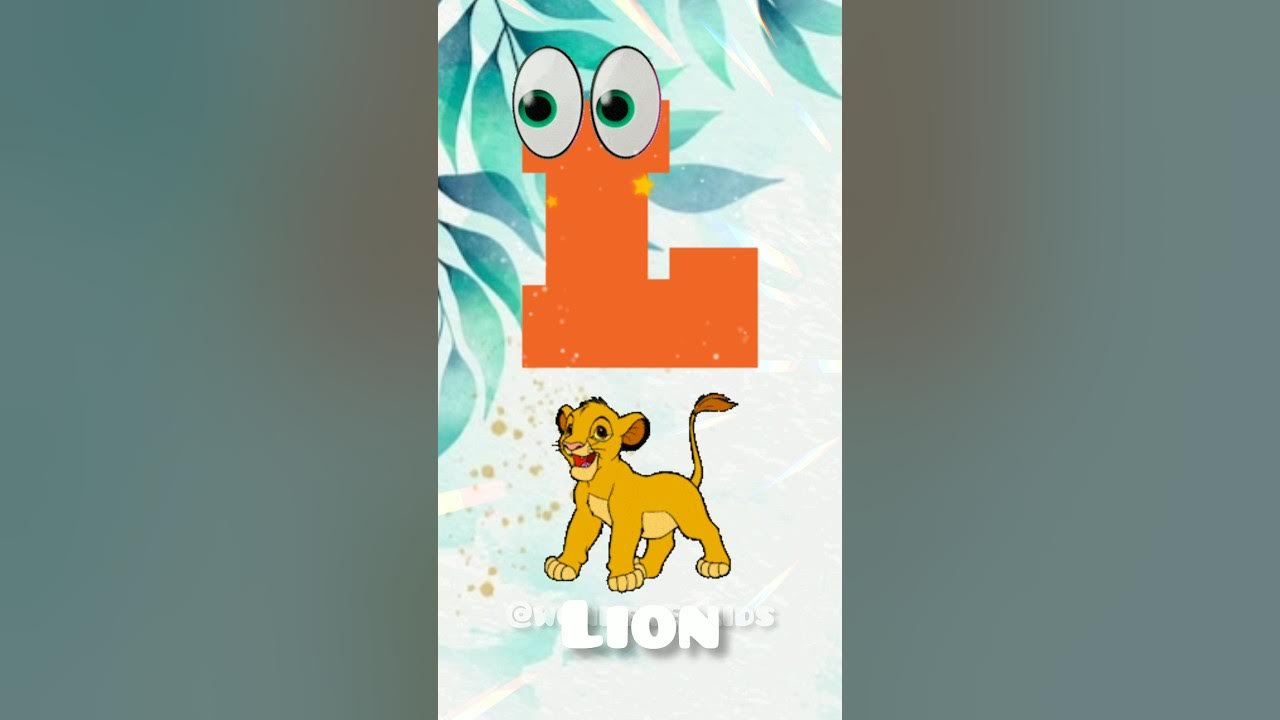 Learn alphabet L for Lion #kids #learning #kid #game #youtubekids - YouTube