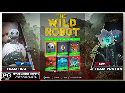 The Wild Robot :Team Roz vs Team Vontra with Healthbars  | Concept Gameplay Video