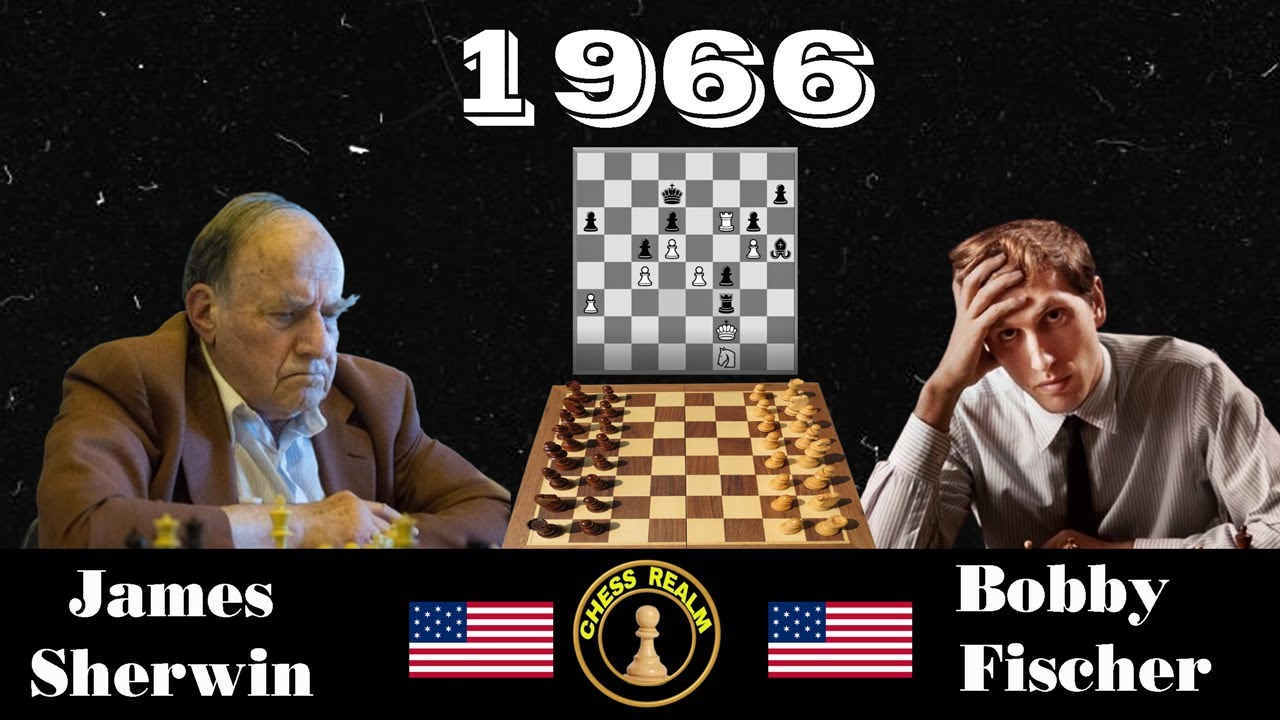 Chess: James Sherwin vs Bobby Fischer (USA Championship, 1966) - YouTube