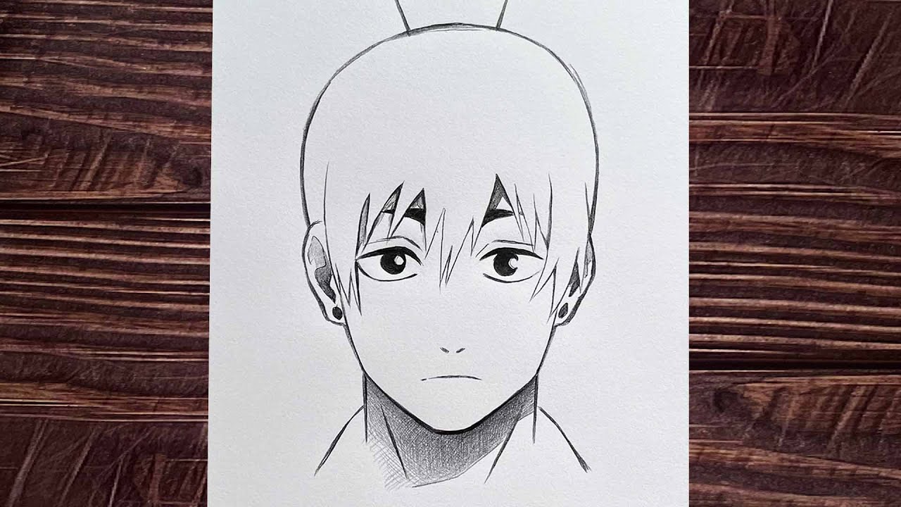 How to draw Aki Hayakawa - [Chainsaw Man] | Anime sketch | Easy to draw ...