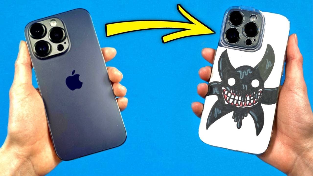 Making Cool Customization for New iPhone Case with Drawing Screech from ...