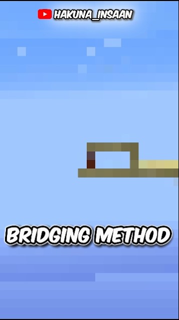 Which Is The Fastest Bridging Method In Minecraft #shorts #minecraft ...