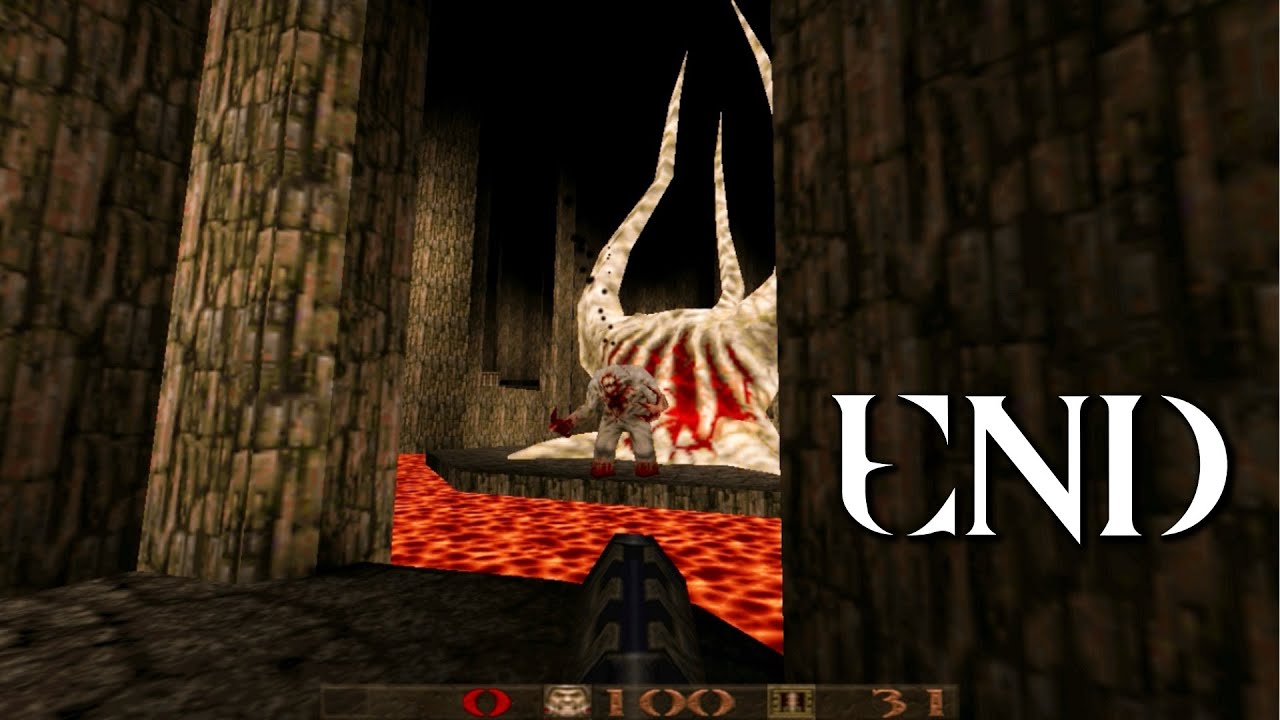 QUAKE | Gameplay Walkthrough Nightmare | Shub-Niggurath's Pit (END ...