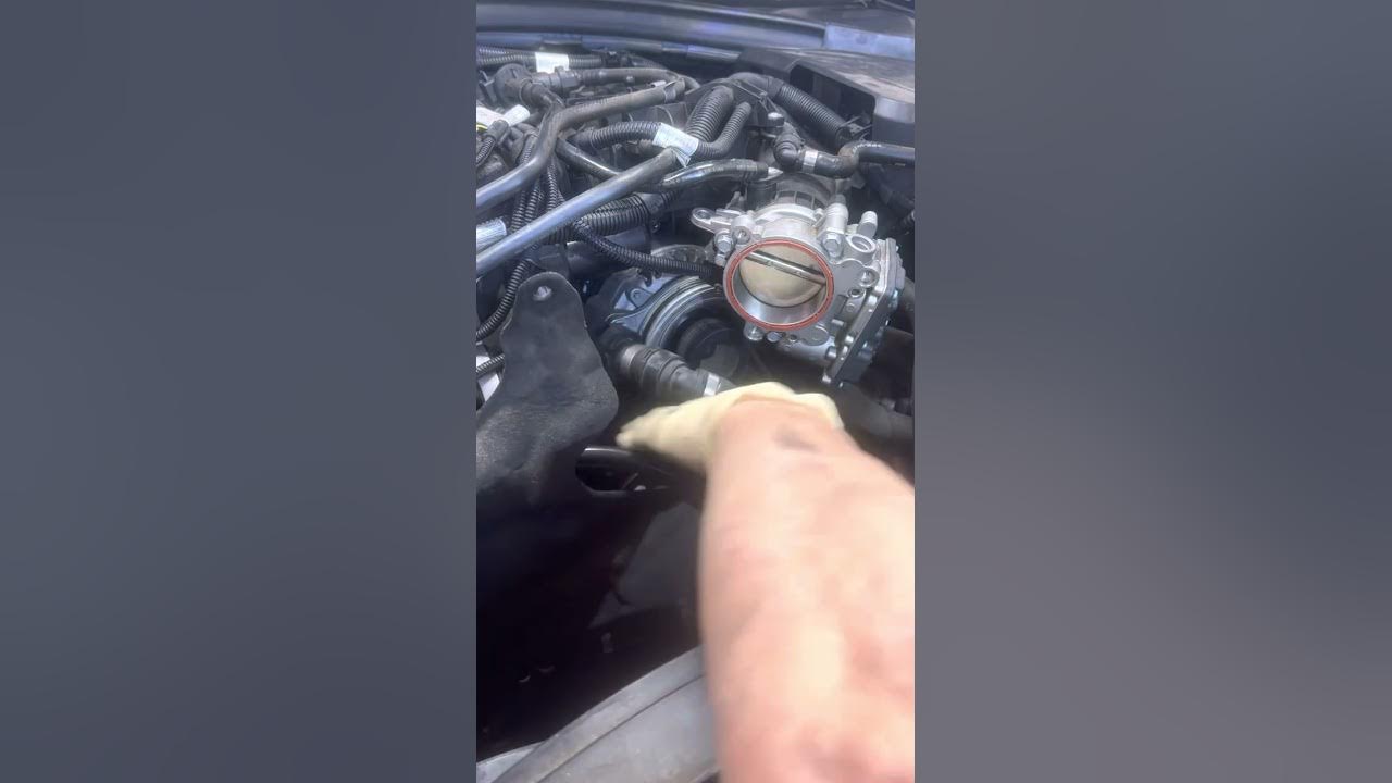 2017 bmw B46/B48 engine 330i just how easy it is to replace the expansion tank hose!! - YouTube