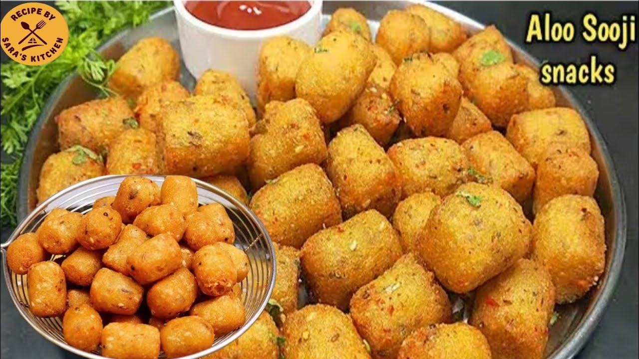 |All Time Favorite Suji Aloo Nasta| Aloo Suji ka CRISPY Snacks by ...