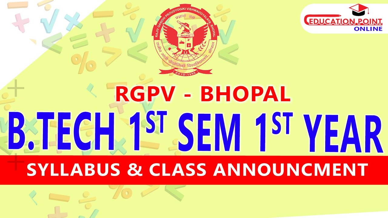 RGPV B Tech 1st Sem 1st Year Syllabus For All Branch YouTube rgpv-b-tech-1st-sem-1st-year-syllabus-for-all-branch-youtube