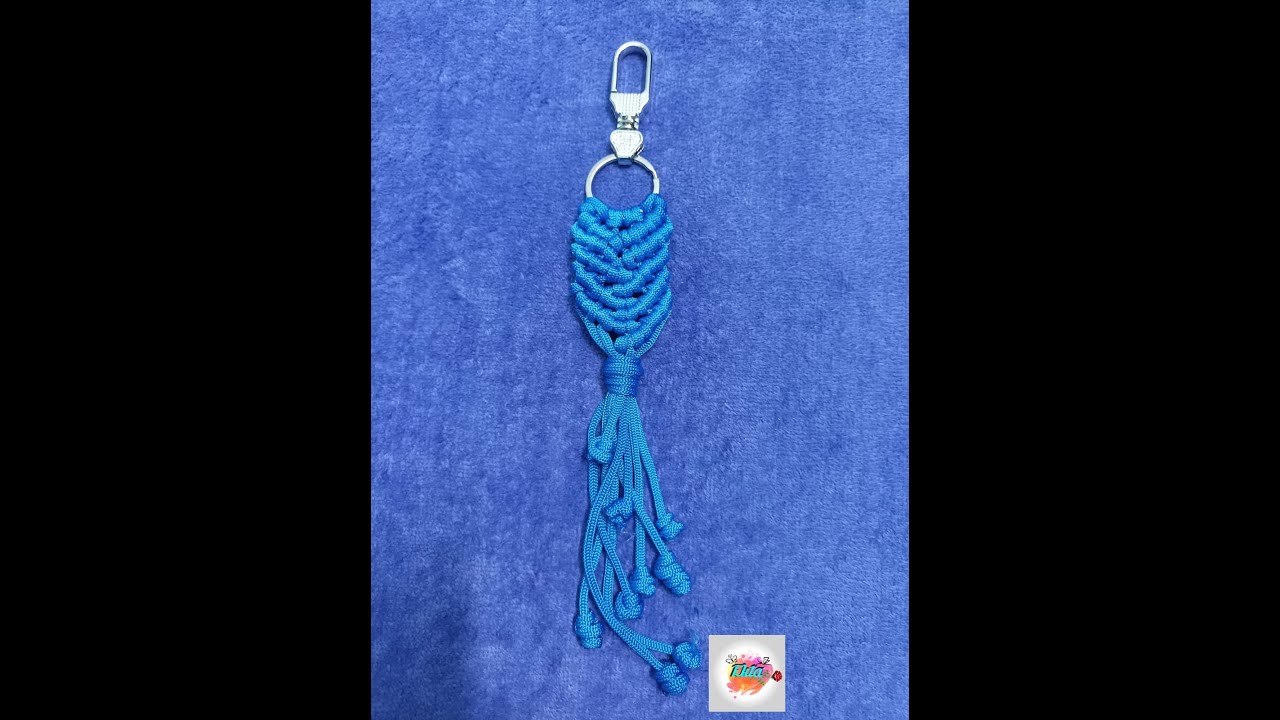 Easy DIY Macrame Keychain Tutorial 3 - YouTube