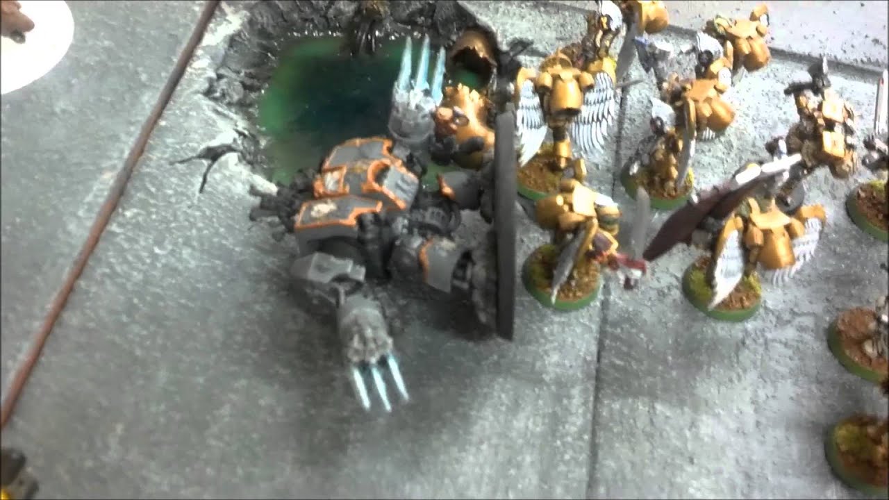 BattleDome BatRep 58 Blood Angels (7th) vs Space Wolves (7th) - YouTube