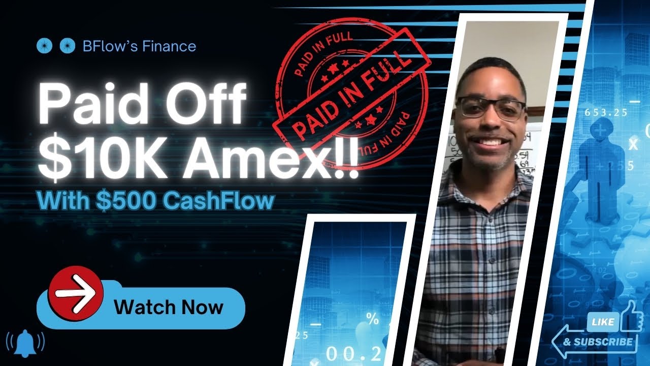 Paid Off a $10K Amex Card Using Just $500 Monthly Cash Flow with ...