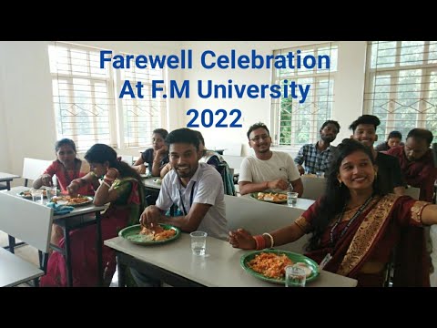 Our Farewell Ceremony At F.M University - YouTube