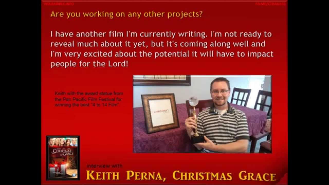 Interview with Keith Perna - Christmas Grace Movie - YouTube