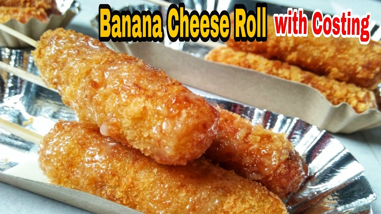 Banana Cheese Roll | Patok na Negosyo | Meryenda Recipe for Business ...