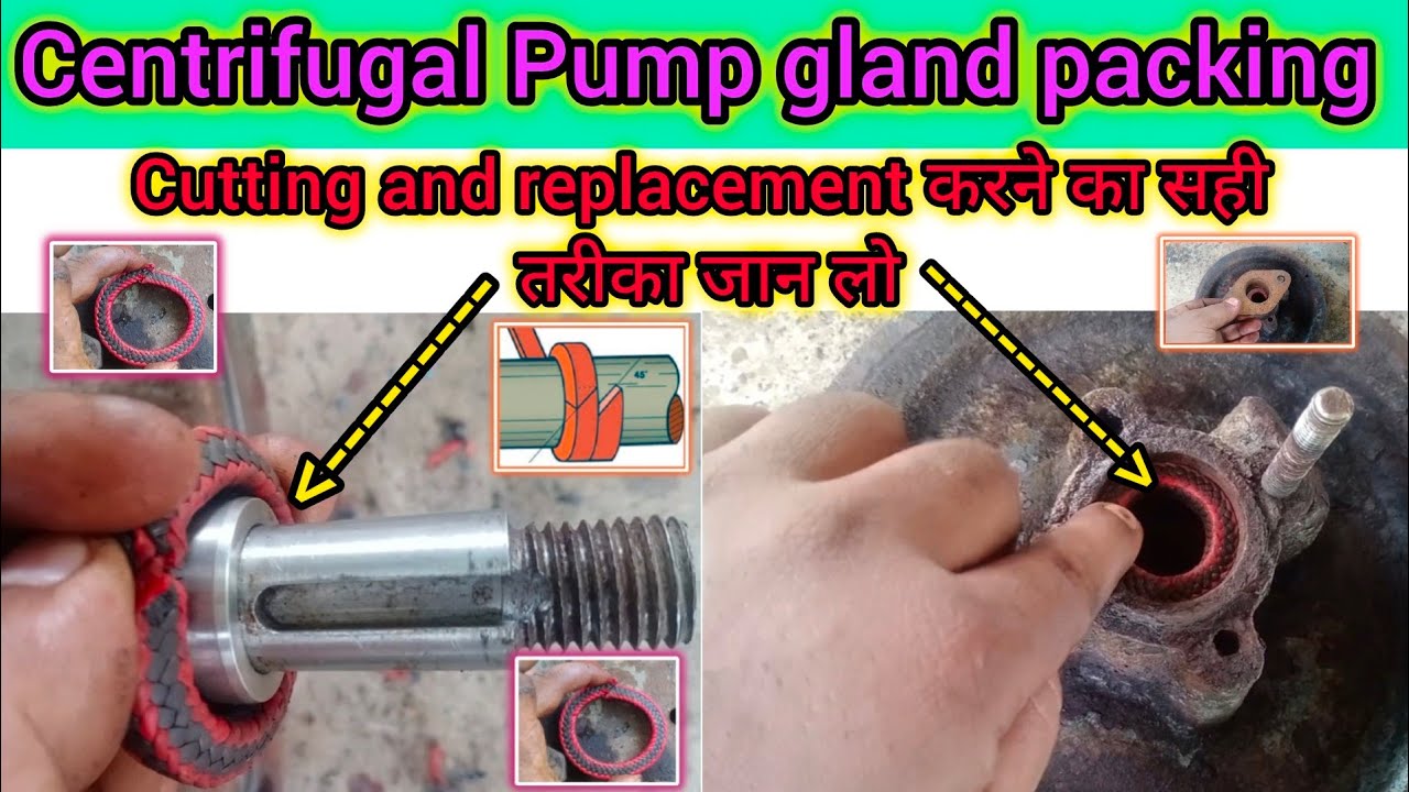 centrifugal pump gland packing installation| pump gland packing ...