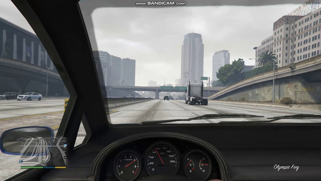 GTA 5 Del Perro Freeway Westbound - YouTube