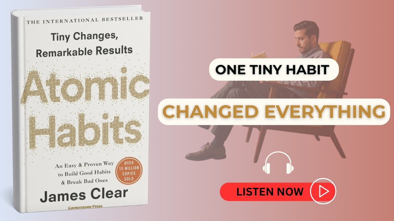 ATOMIC HABITS BY JAMES CLEAR Audiobook Summary | Tiny Changes Make Big ...