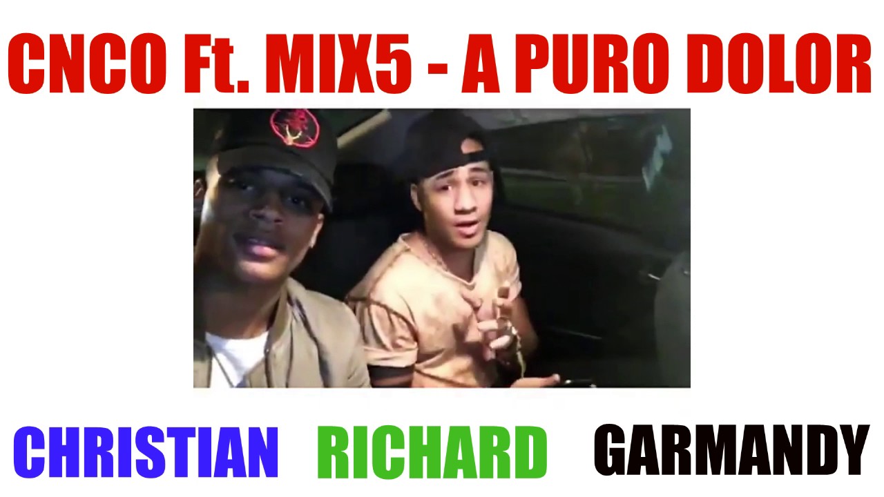 CNCO ft MIX5 - A Puro Dolor remix - YouTube