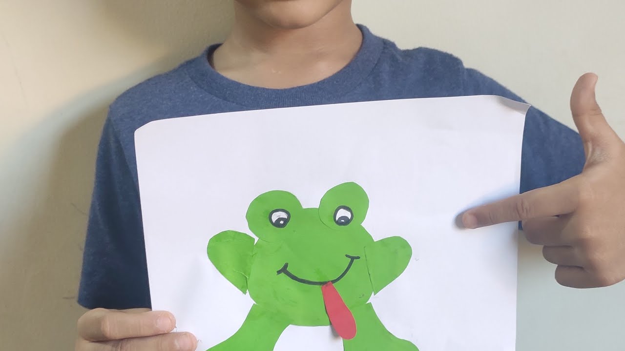 How to make a frog/craft idea for frog - YouTube