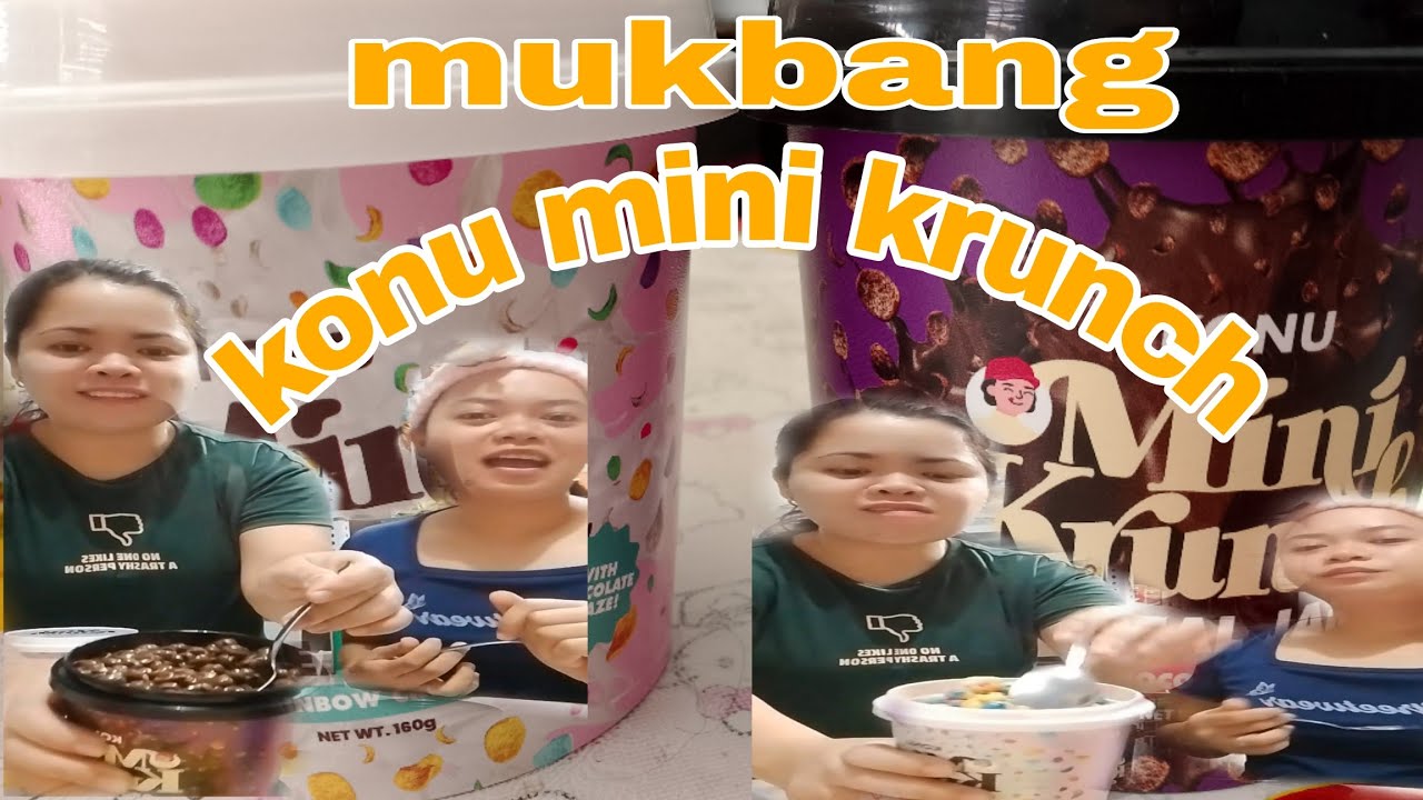 MUKBANG KONU MINI KRUNCH |Yhanha cute - YouTube