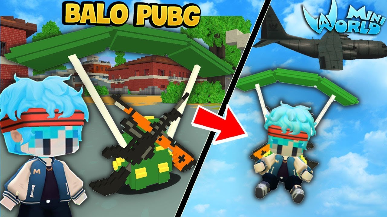 Gumball Thử Thách Chế Tạo Balo Nhảy Dù PUBG Trong Mini World - YouTube
