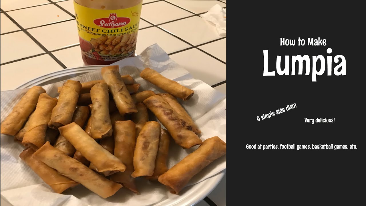 How to make Lumpia! | Cooking w/ Mr. Belle - YouTube