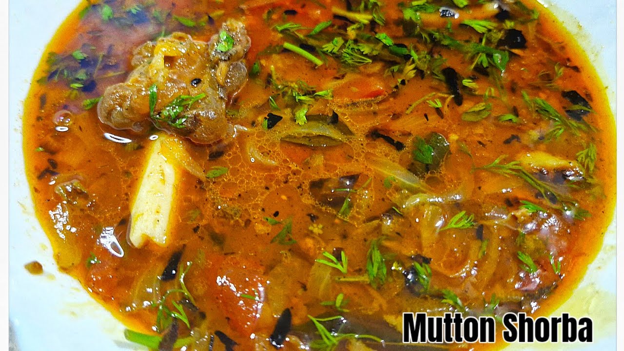 Cherry Chef's Flavorful Fiesta: Irresistible Mutton Shorba! - YouTube
