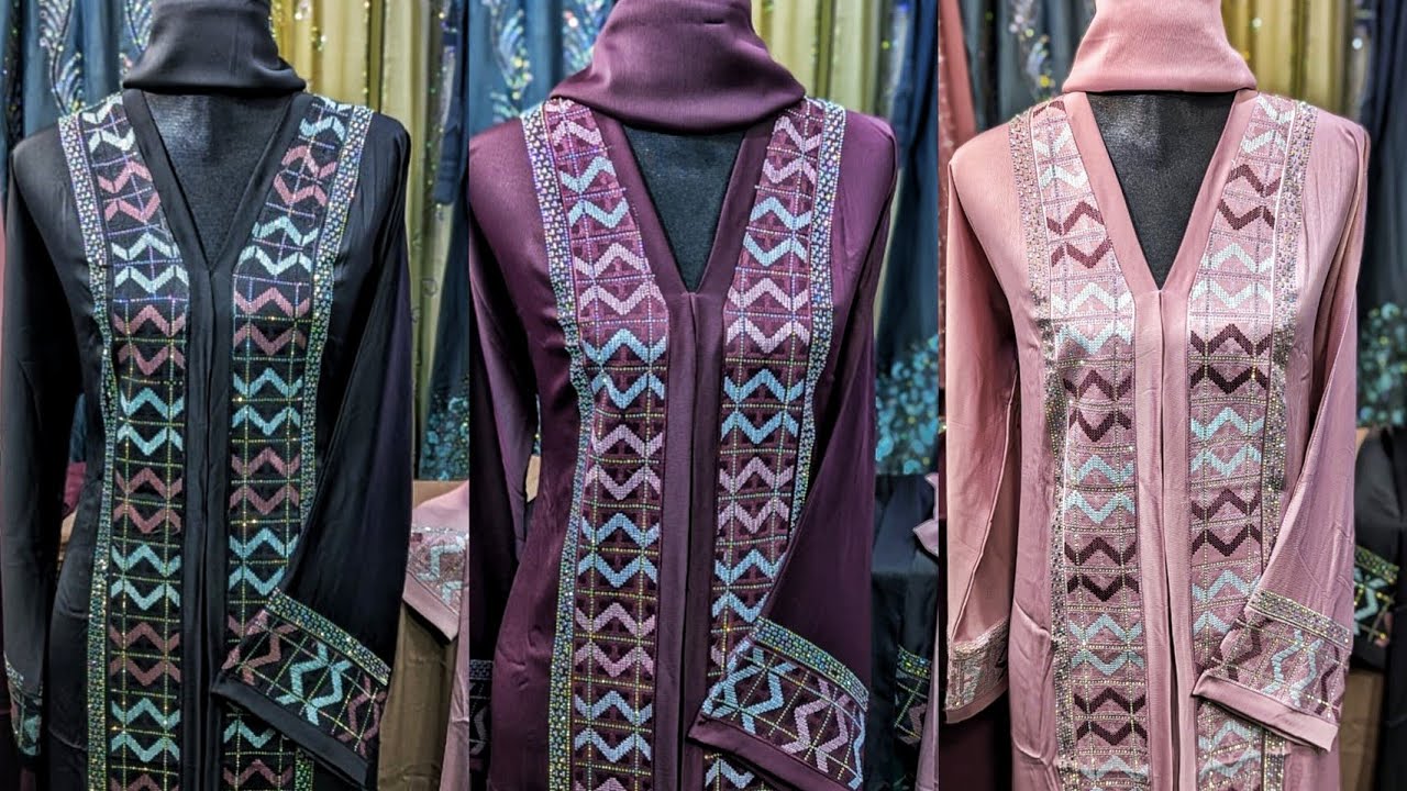 🔥২০২৫ এর জাফলং কাপড়ের এমব্রয়ডারি বোরকা |new borka collection2025 ...