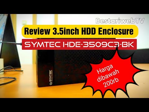 Symtec HDE-3509C3-BK | Review 3.5 inch Hardisk HDD enclosure murah ...