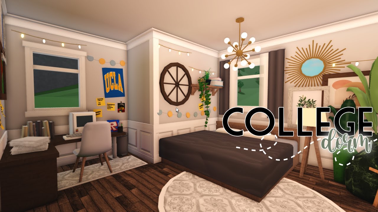 College Dorm || 20k | Elliixla | Bloxburg (roblox) - YouTube