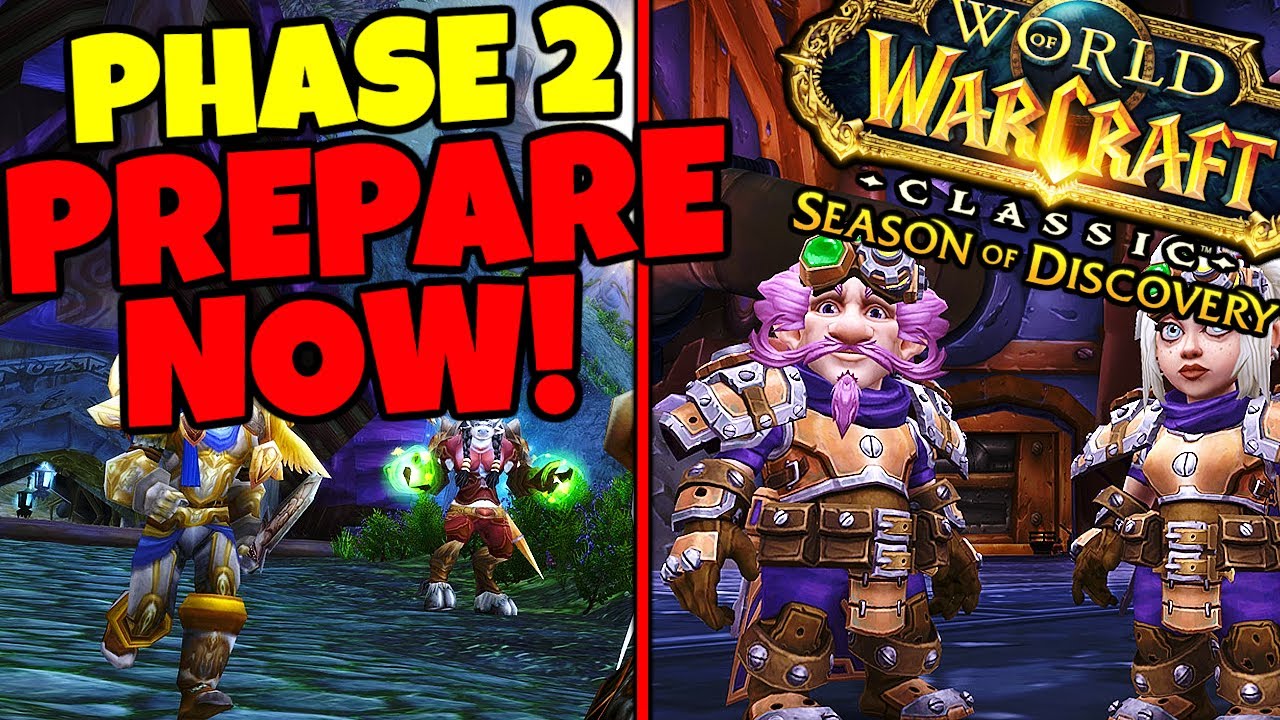 Prepare For Phase 2 NOW - SECRET Season of Discovery Phase 2 Preparation Plans - YouTube