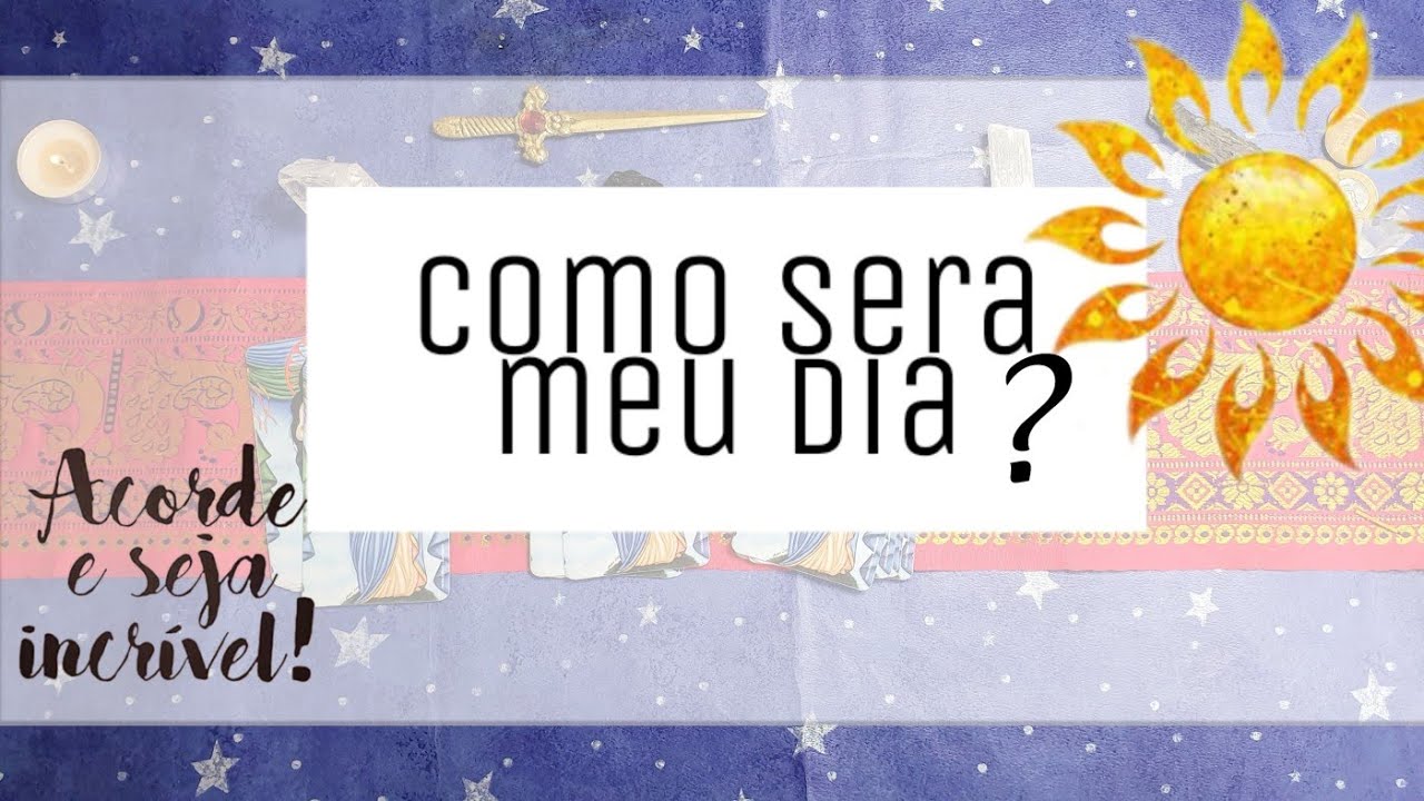 Como será meu dia? - YouTube