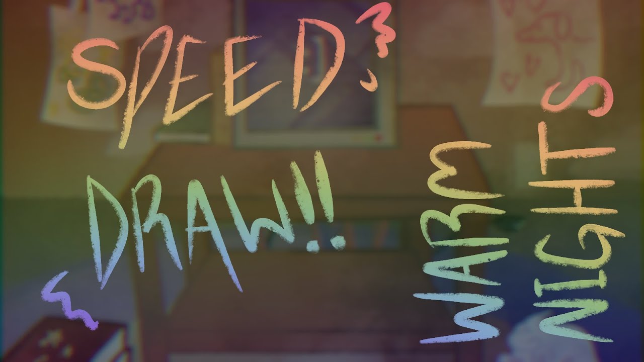 Speed Draw Pt. One - Warm Nights ☆ - YouTube