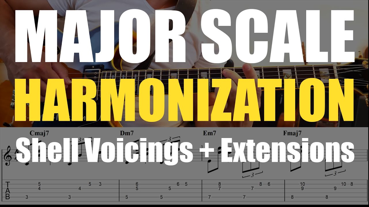 Major Scale 3-Note Chords For Guitar - YouTube