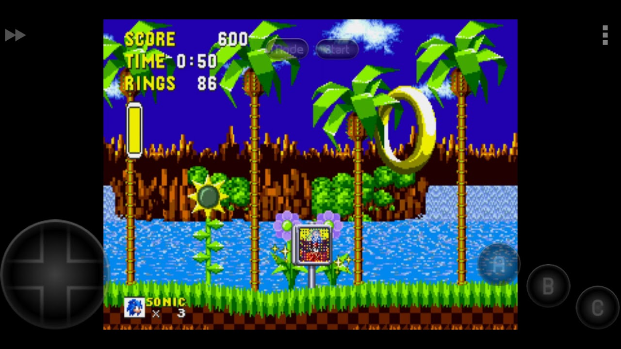 Sonic character pak md gameplay - YouTube