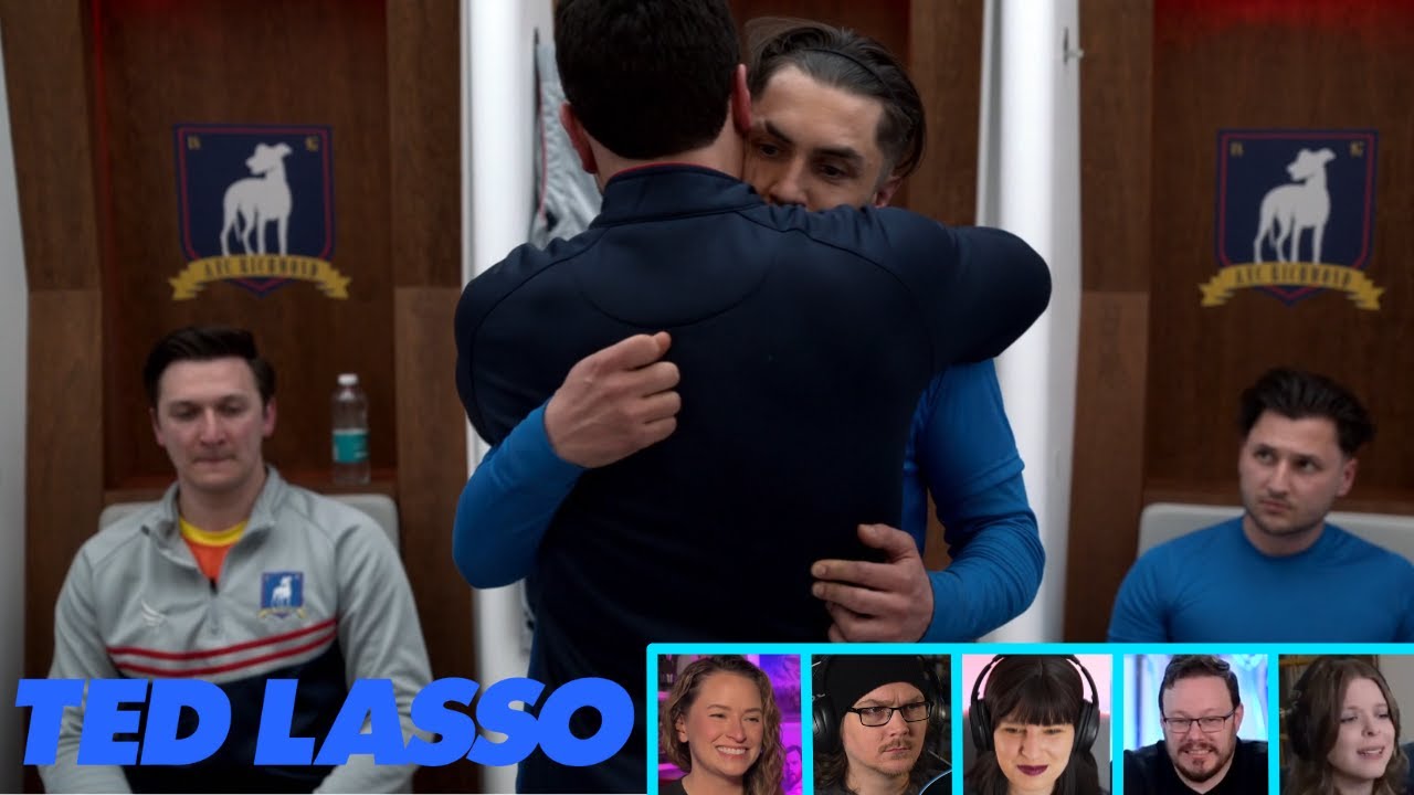 Reactors Reacting to ROY KENT HUGGING JAMIE TARTT | Ted Lasso 2x8 "Man ...