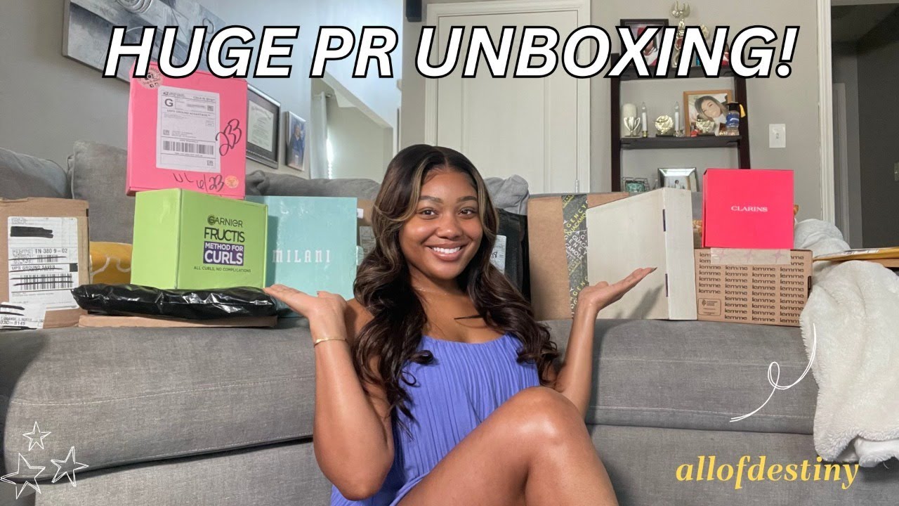 Happy Friday Unbox all of these PR Packages with me... - YouTube