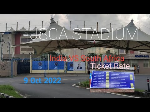 Ticket Rate || JSCA Stadium Dhurw || 9 Oct 2022 - YouTube