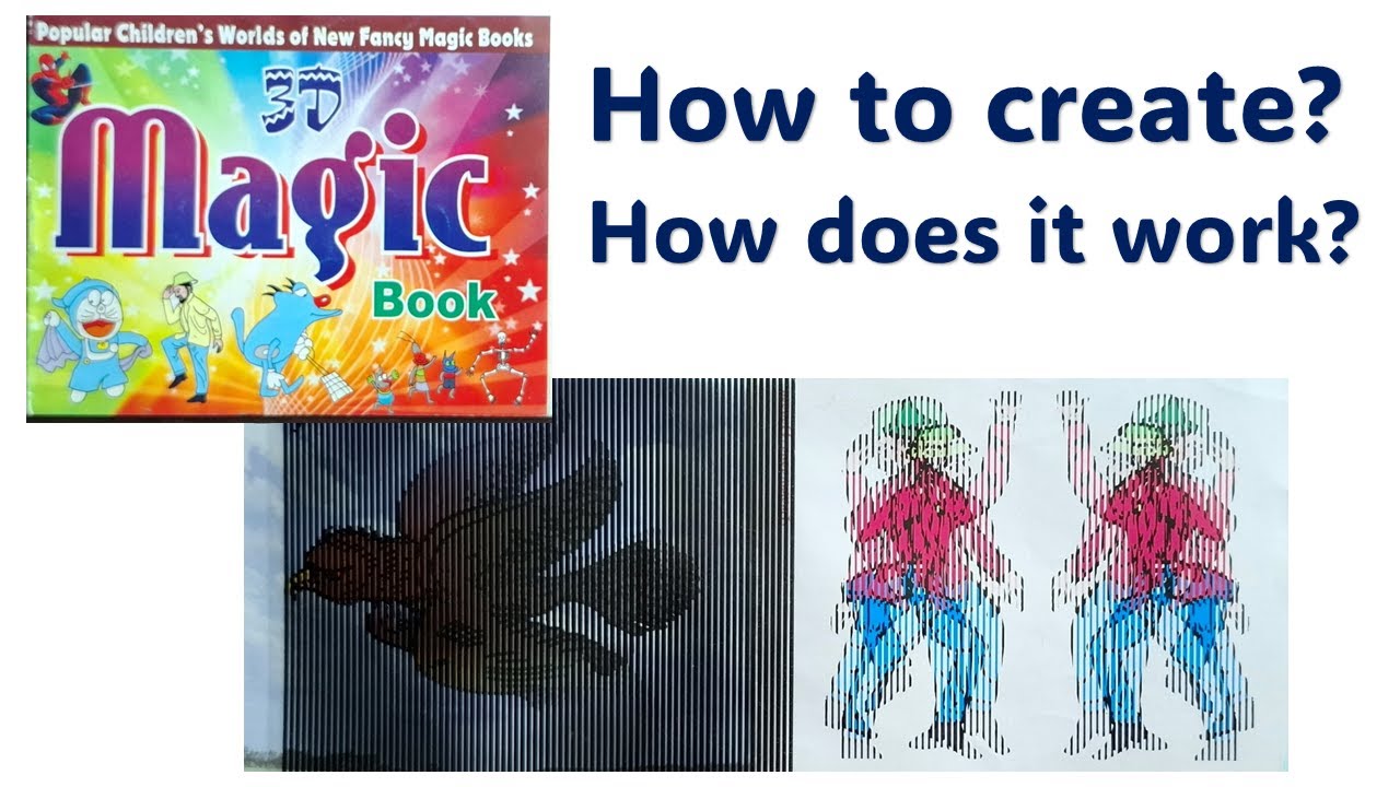 Create Your Own Animated Magic Picture Book | Scanimation DIY for ...