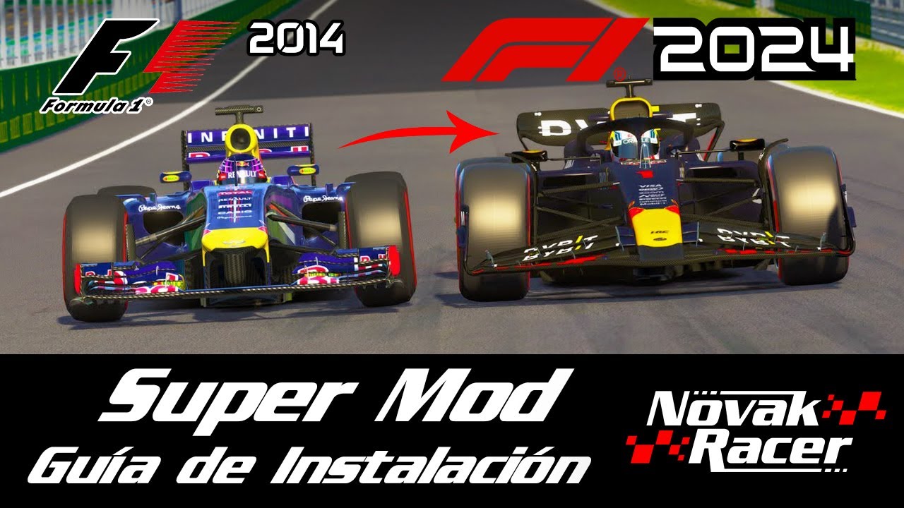 F1 2024 Mod para el F1 2014 🤩🤩 Súper guía de instalación || Parte 2 ...