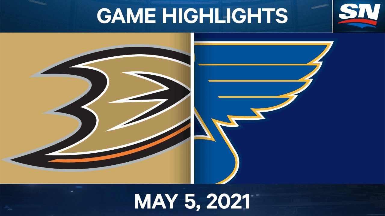 NHL Game Highlights | Ducks vs. Blues - May 5, 2021 - YouTube