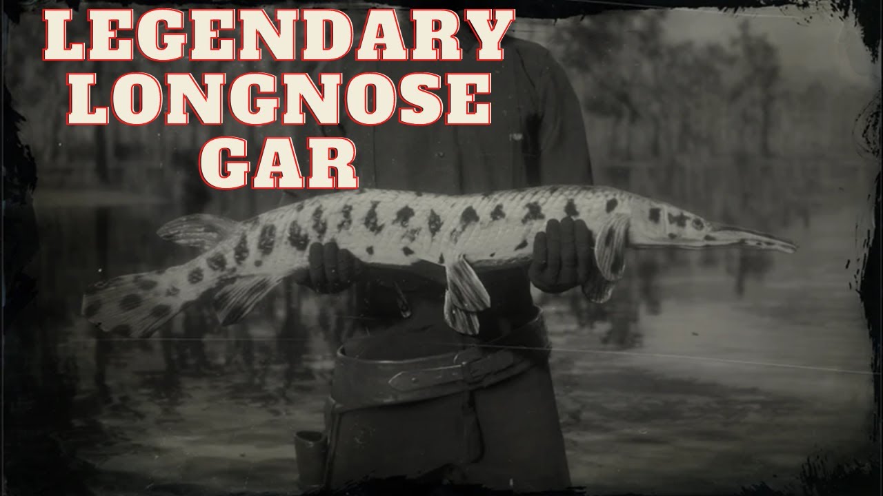 Red Dead Redemption 2 - Legendary Longnose Gar - Efsanevi Uzun Burunlu ...