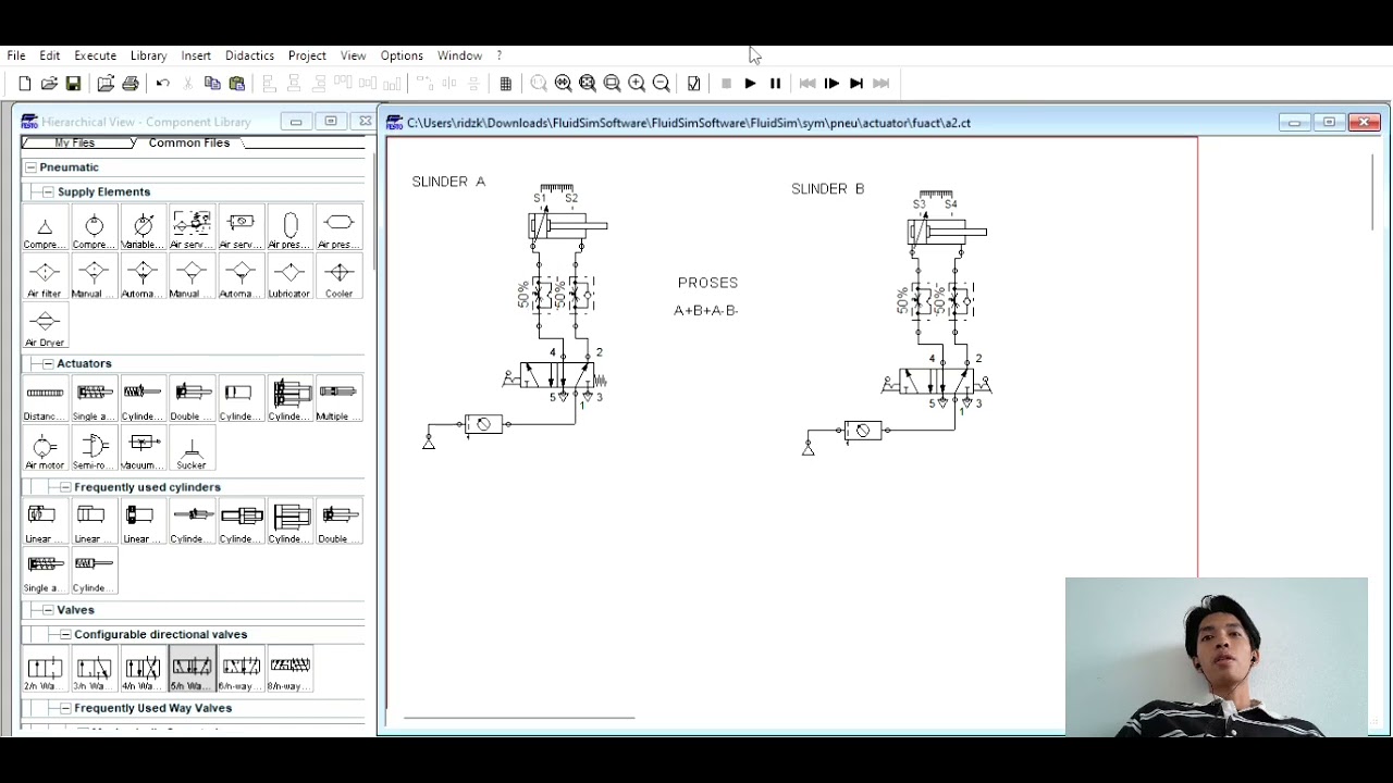 FluidSim sensor proximity pada escape (Ridzki Prayuda_2284210048) - YouTube