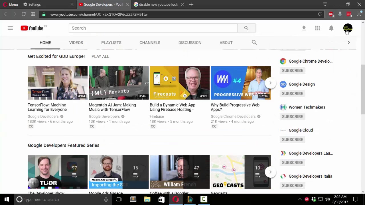 How to Disable YouTube New Look - YouTube