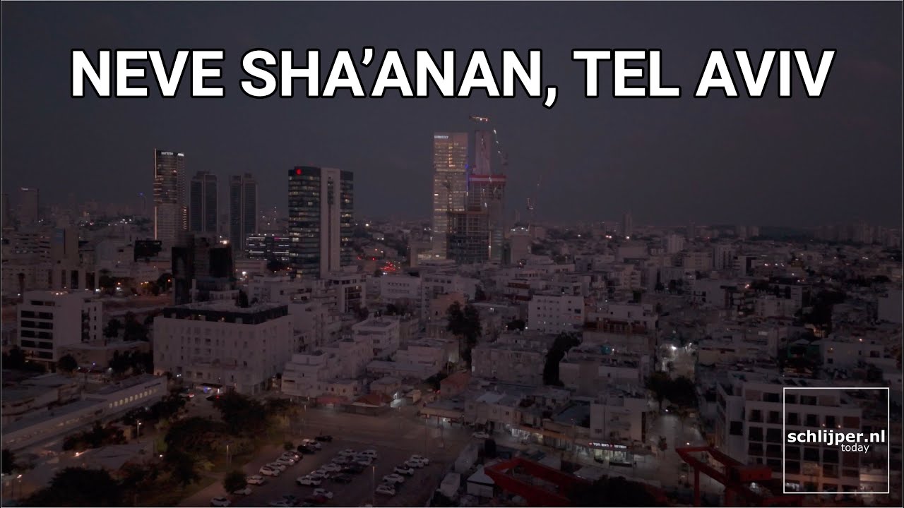 Flying over Neve Sha'anan, Tel Aviv, at dusk - YouTube